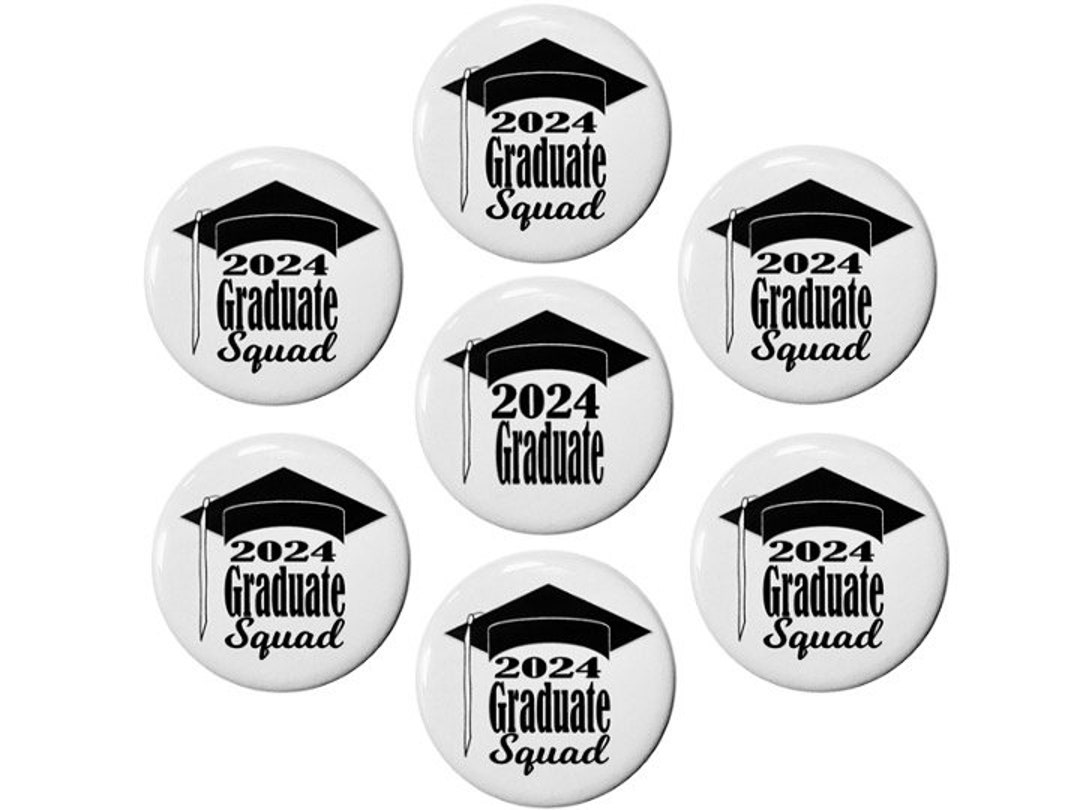 Class of 2024 With Graduation Cap, Senior Graduation Squad, Graduation ...