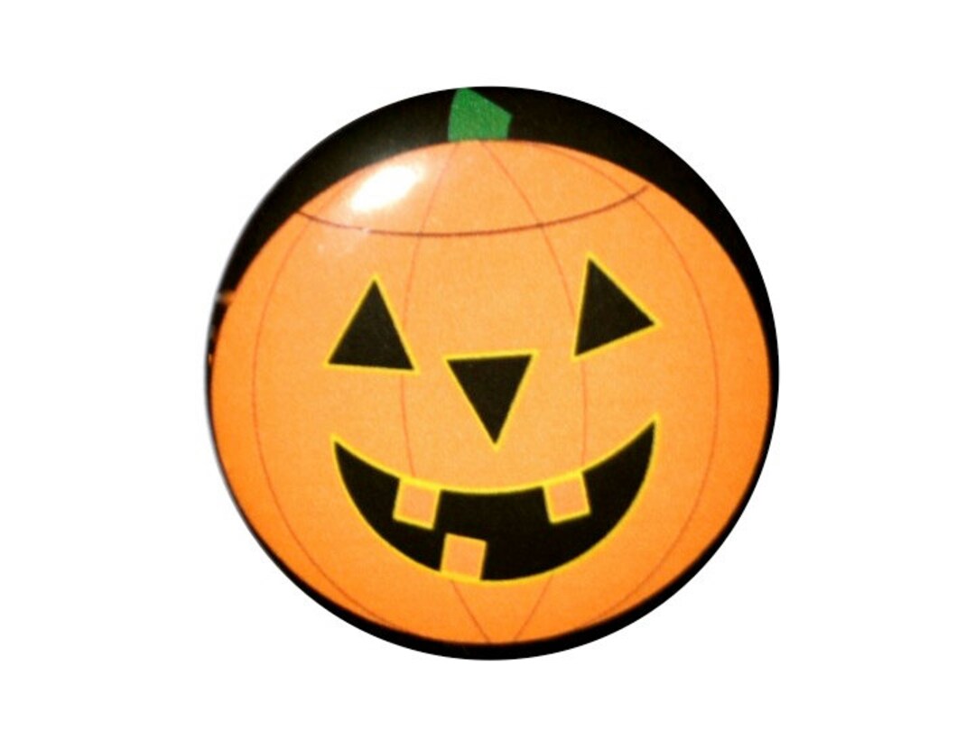 Jack O Lantern Halloween Pumpkin 2 1/4 Inch Halloween Button - Etsy
