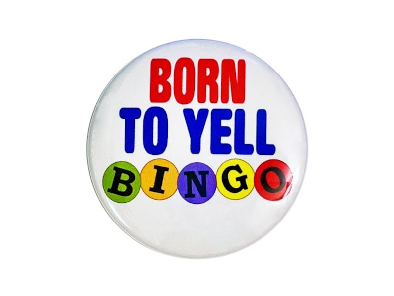 Let's Play Bingo Button Bingo Queen I Love Bingo Bingo - Etsy