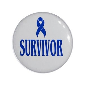 Colon Cancer Survivor, Blue Ribbon Awareness Ribbon, Support Ribbon ...