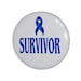 Colon Cancer Survivor, Blue Ribbon Awareness Ribbon, Support Ribbon ...