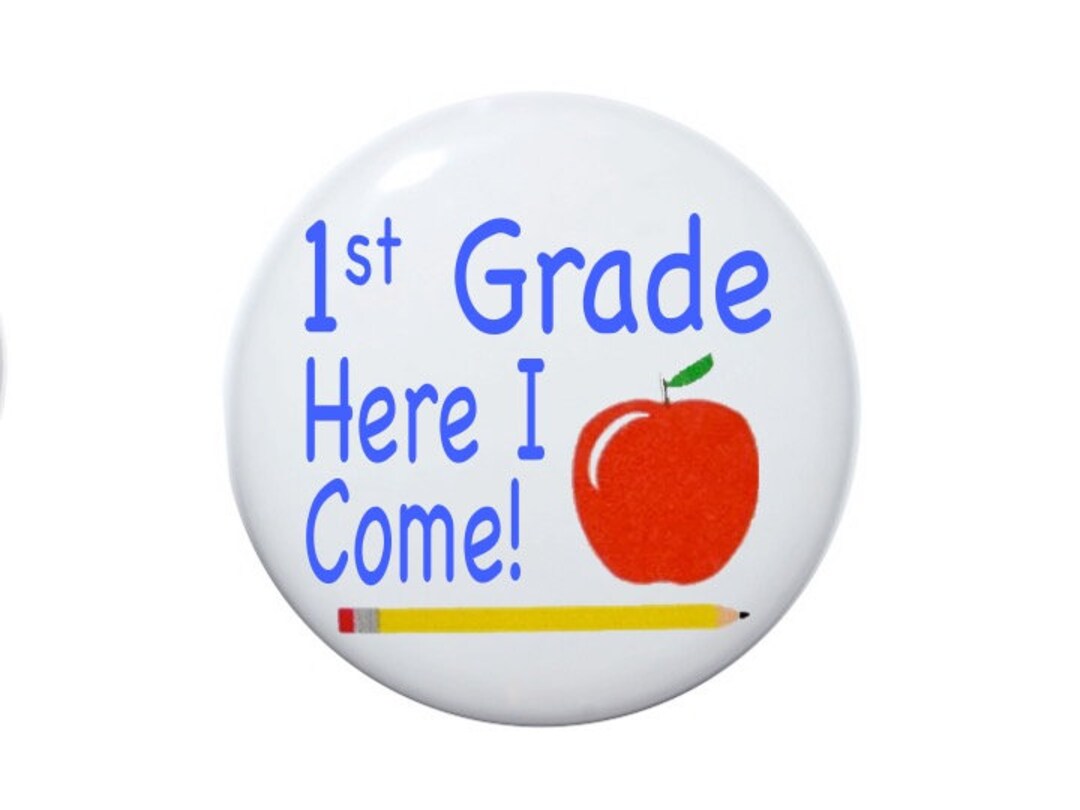 First Grade Here I Come Beginning of School First Day of - Etsy