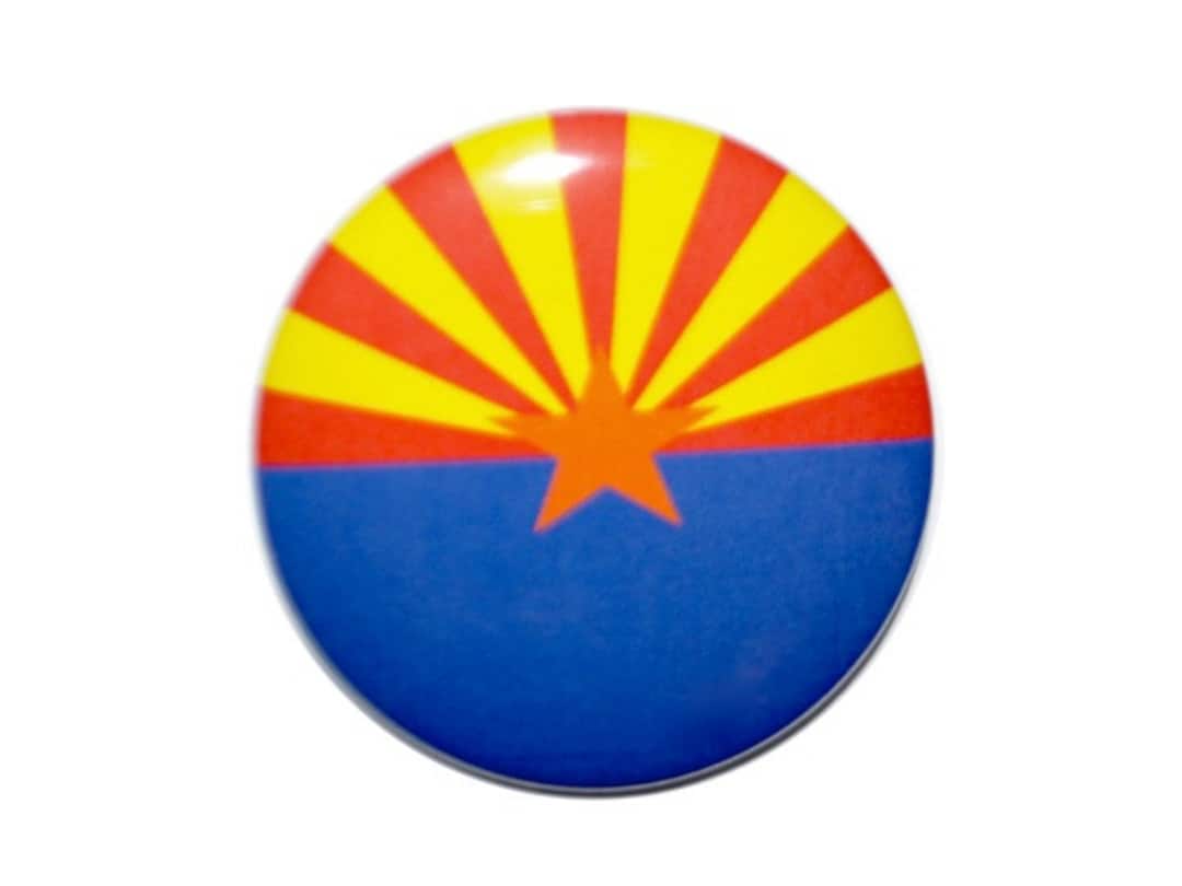 State Flag Pin Arizona Flag Button State Flag Button State Pin State ...