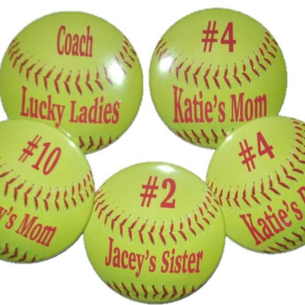 Softball Pin - Etsy