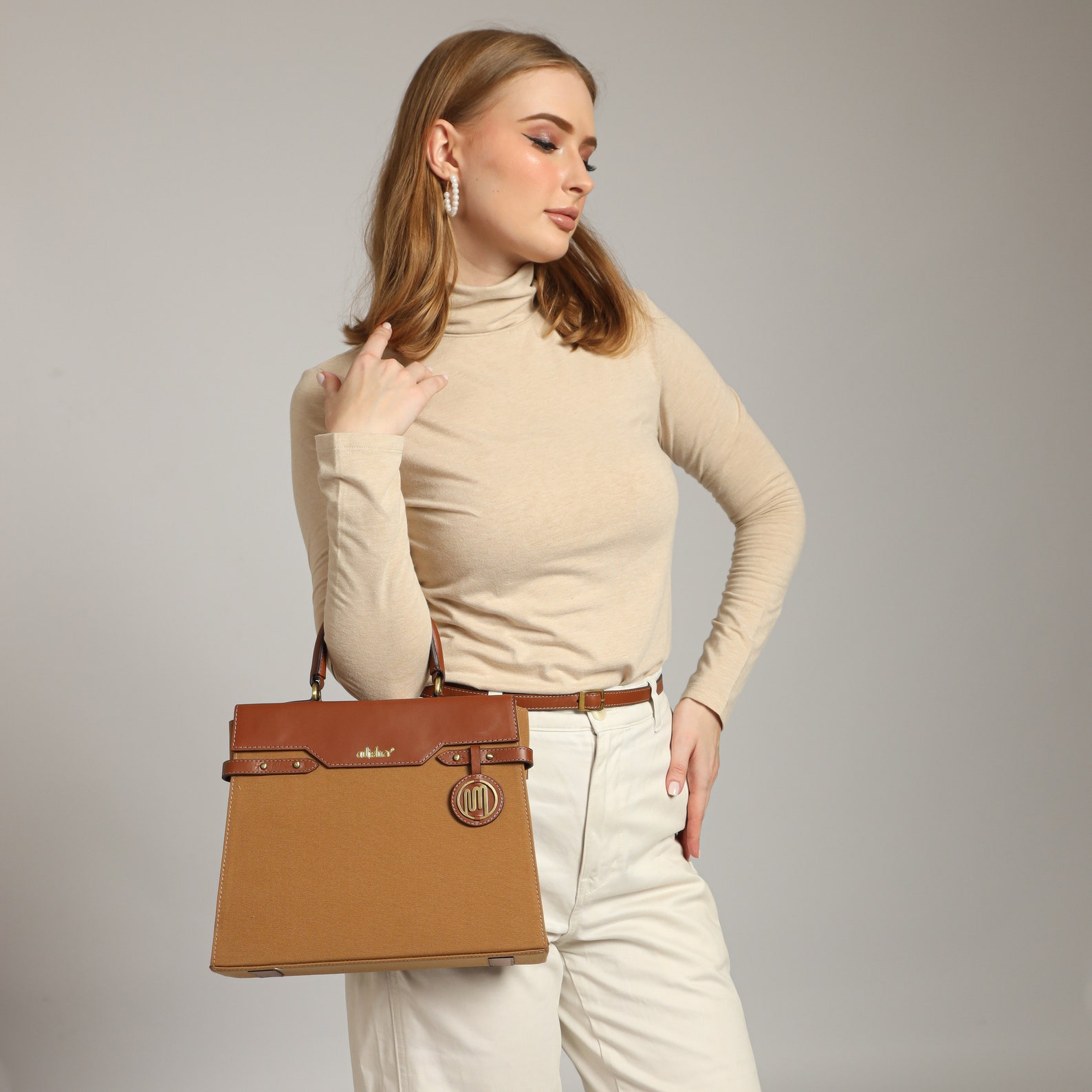 Canvas Structure Bag Women Premium Canvas Leather Bag Canvas Handbag - Etsy