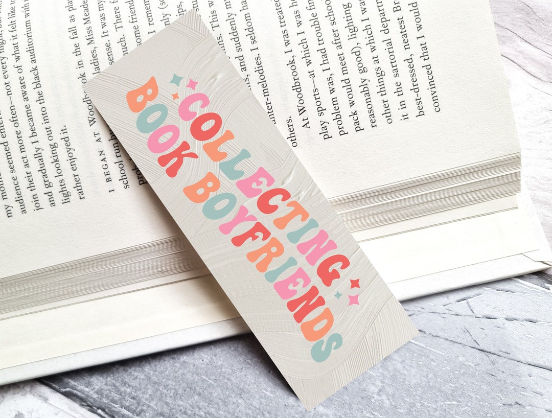Bookmark // Collecting Book Boyfriends - Etsy