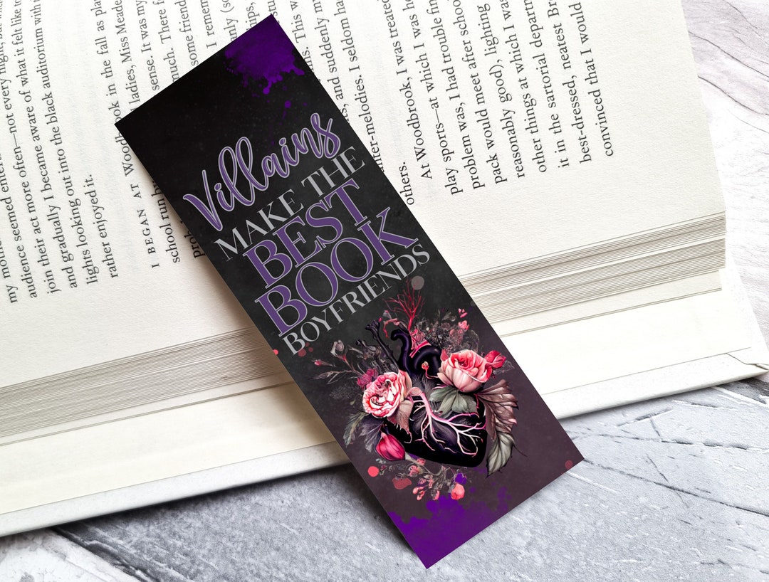 Bookmark // Villains - Etsy