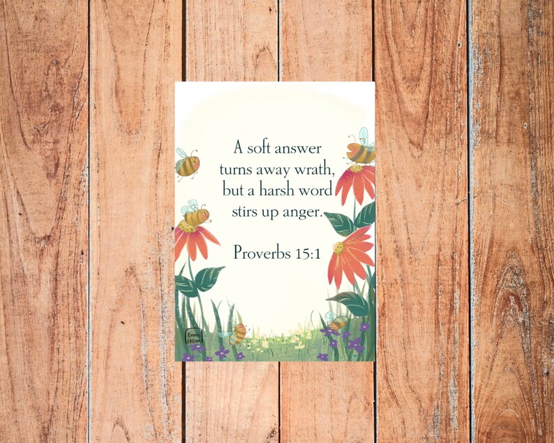 Children's Bible Verse Cards Kids Encouraging Scripture - Etsy