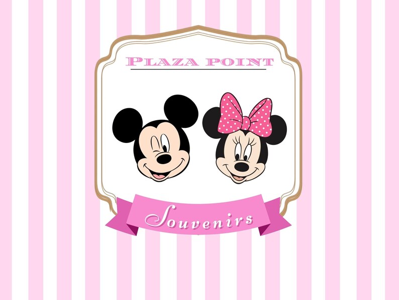 Disneyland Theme Birthday Party Labels/ Signs/ Bingo/ Name - Etsy