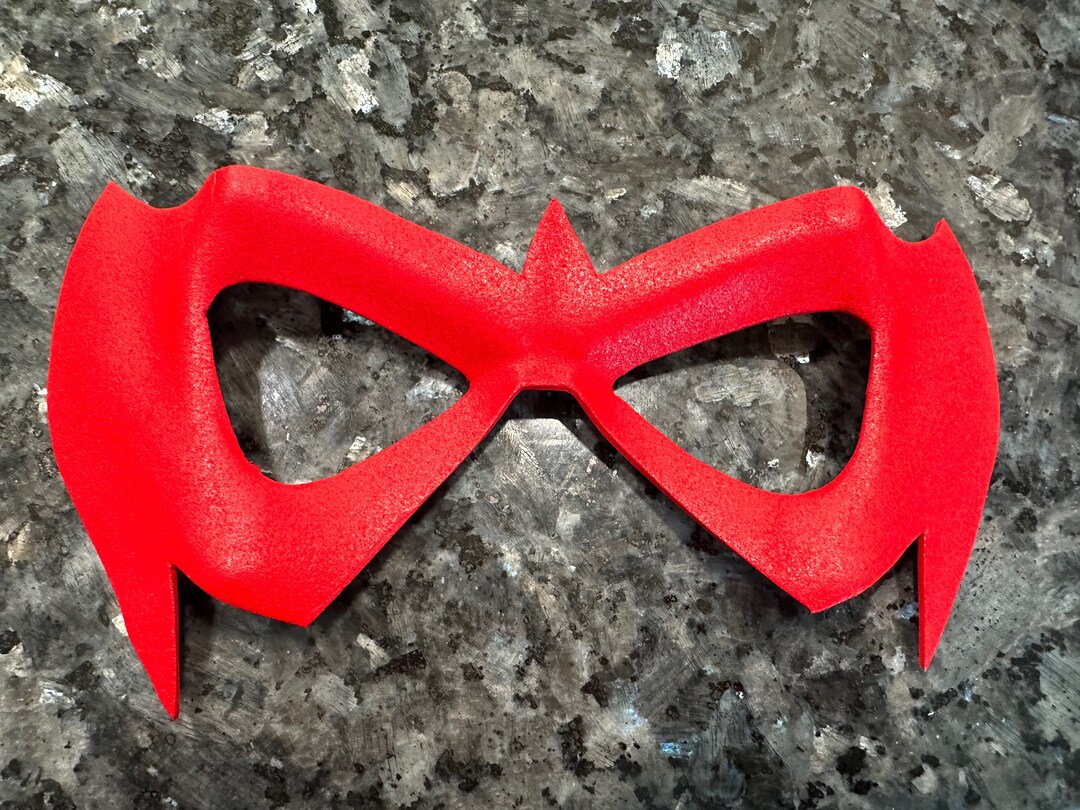 Red Superhero Mask - Etsy
