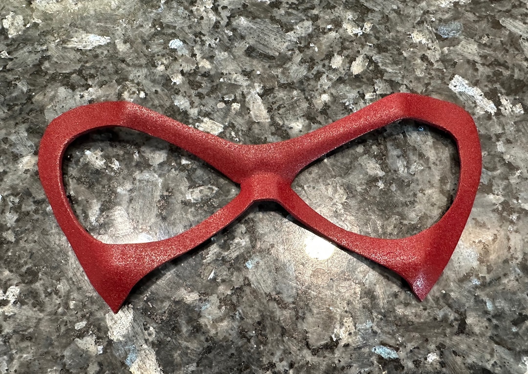 Red Superhero Mask - Etsy