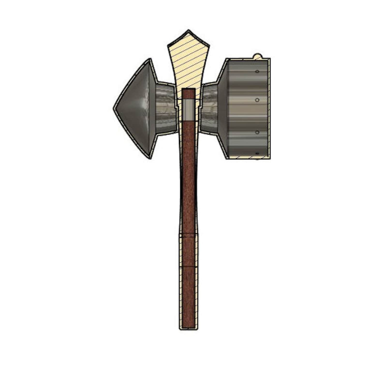 Megaton Hammer & Gauntlets Legend of Zelda Inspired Armor STL - Etsy