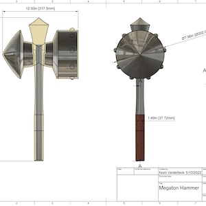 Megaton Hammer & Gauntlets Legend of Zelda Inspired Armor STL / 3D ...