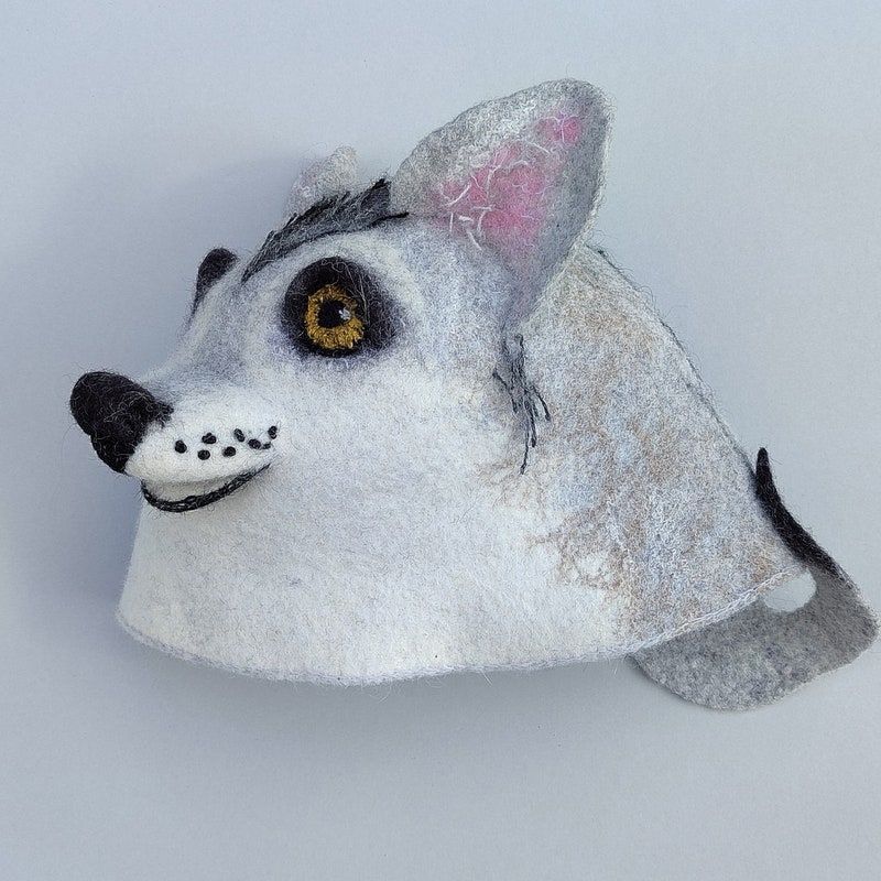 Wolf Fedora - Etsy