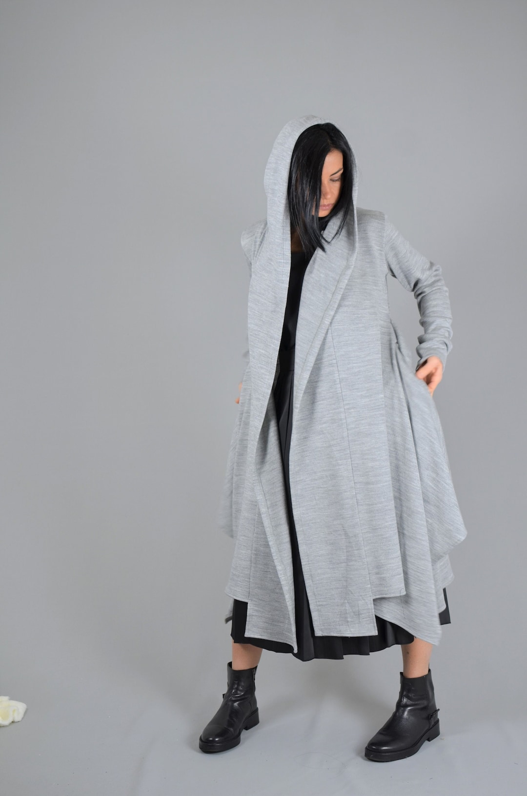 Long Hooded Cardigan: Women's Steampunk Cloak - Etsy