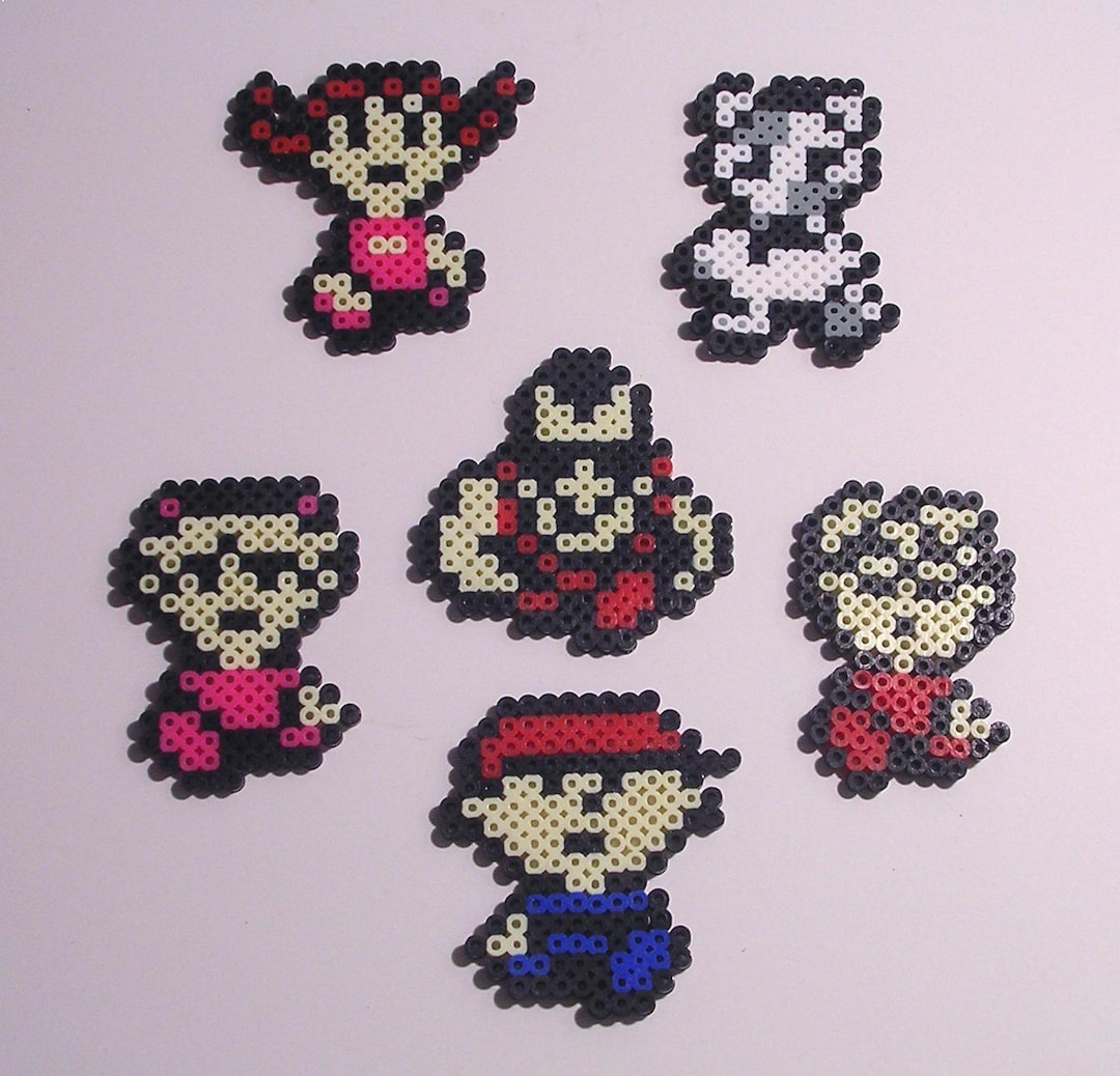 MOTHER - Ninten / Ana / Lloyd / Teddy / Pippi / Mick (pixel Bead Sprite ...