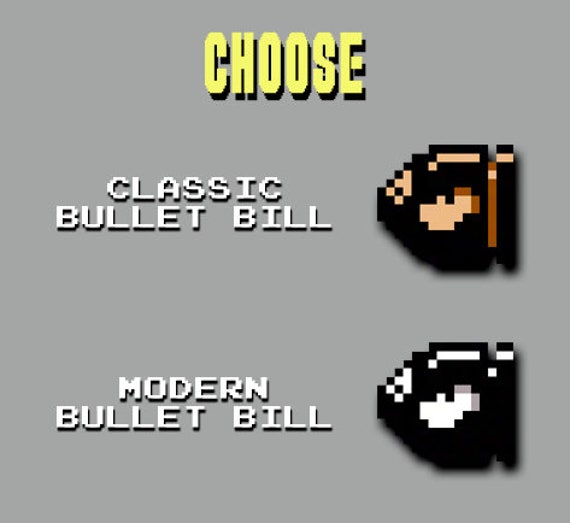 Super Mario Bullet Bill 8 Bit