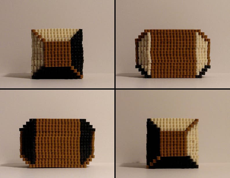 SUPER MARIO BROS. 3D Platform Block Pixel Bead Figure | Etsy