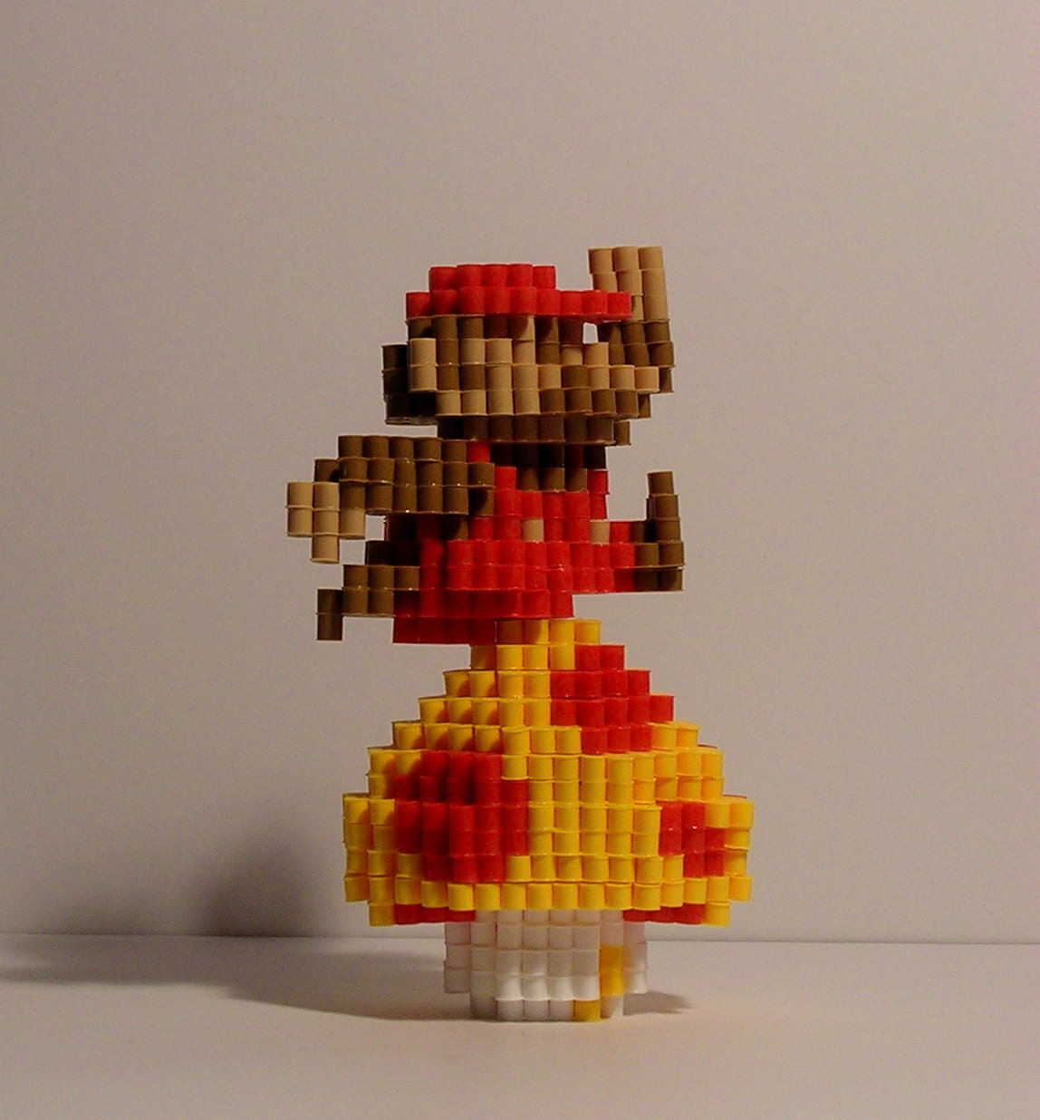 SUPER MARIO BROS. - 3D Mushroom (pixel Bead Figure) - Etsy
