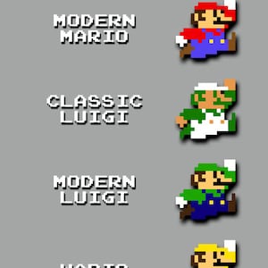 SUPER MARIO BROS. - 3D Jumping Mario W/pipe Base Stand (pixel Bead ...