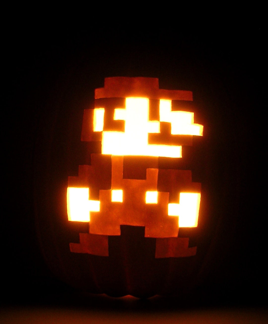 SUPER MARIO BROS. - Mario (hand-carved Foam Pumpkin 12") - Etsy