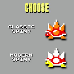 SUPER MARIO BROS. - 3D Spiny (pixel Bead Figure) - Etsy