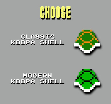 8 Bit Koopa Shell Sprite