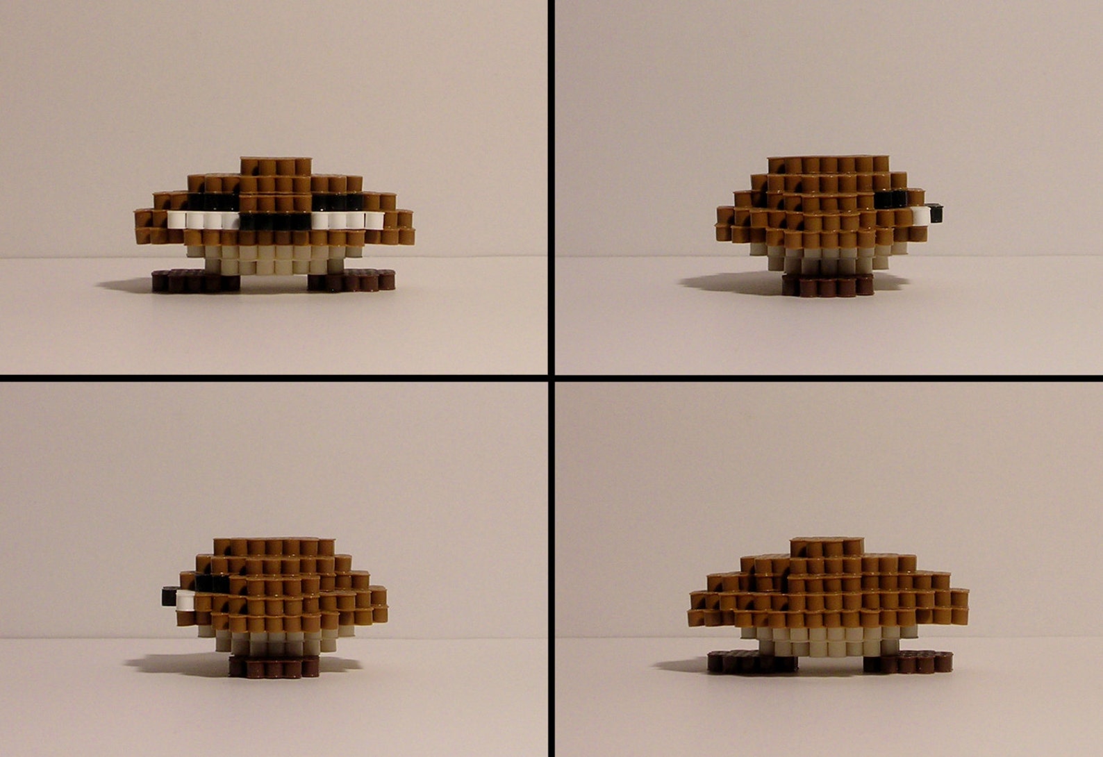 SUPER MARIO BROS. - 3D Stomped Goomba (pixel Bead Figure) - Etsy
