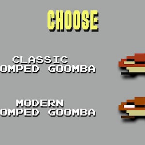 SUPER MARIO BROS. - 3D Stomped Goomba (pixel Bead Figure) - Etsy