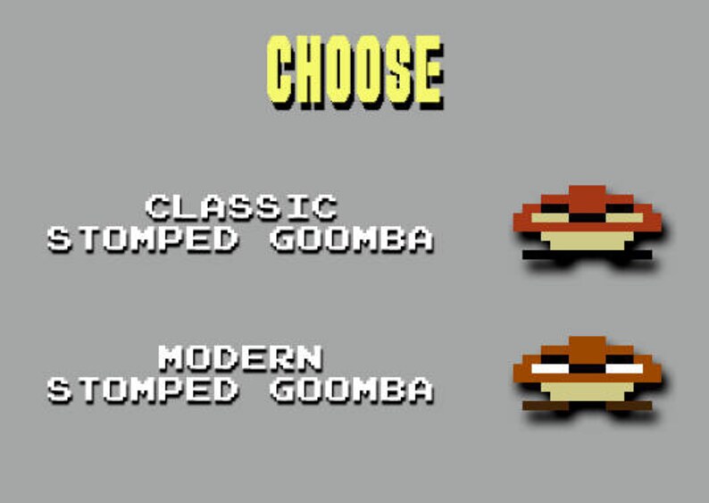 SUPER MARIO BROS. - 3D Stomped Goomba (pixel Bead Figure) - Etsy