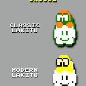 SUPER MARIO BROS. - 3D Lakitu (pixel Bead Figure) - Etsy