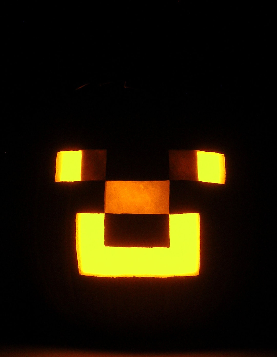 MINECRAFT Steve Halloween Jack-o'-lantern Prop (hand-carved Foam ...