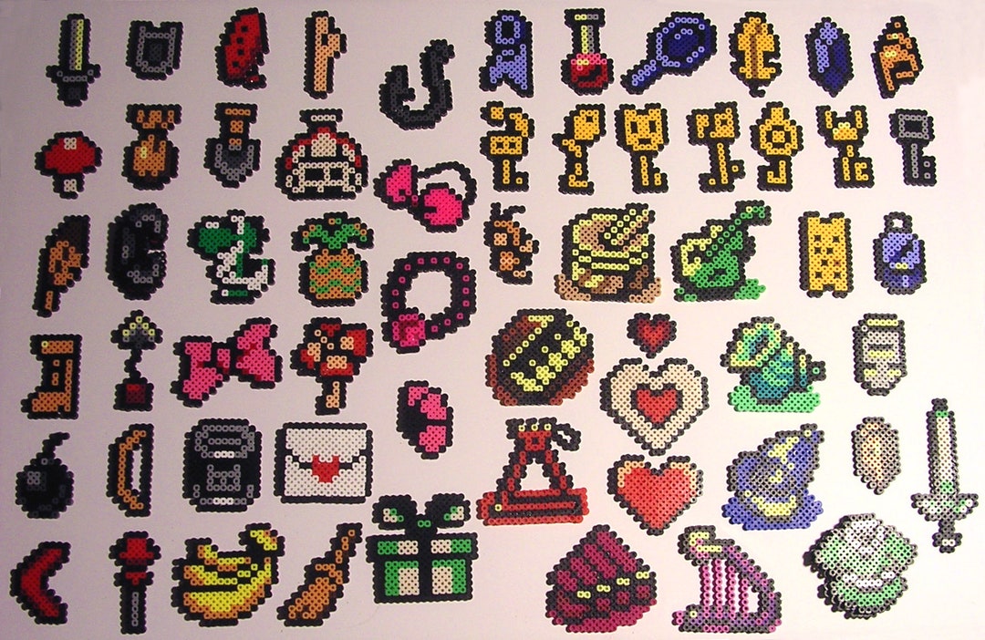 LINK'S AWAKENING - Items (pixel Bead Sprites) - Etsy