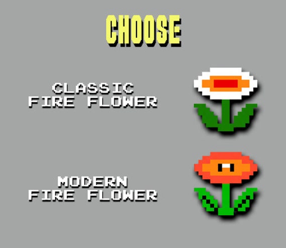 8 Bit Mario Fire Flower