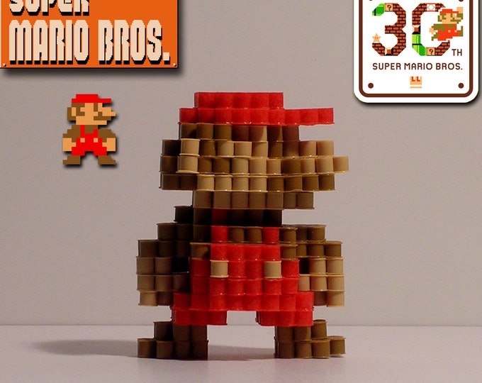 SUPER MARIO BROS. - 3D Mario (pixel Bead Figure) - Etsy
