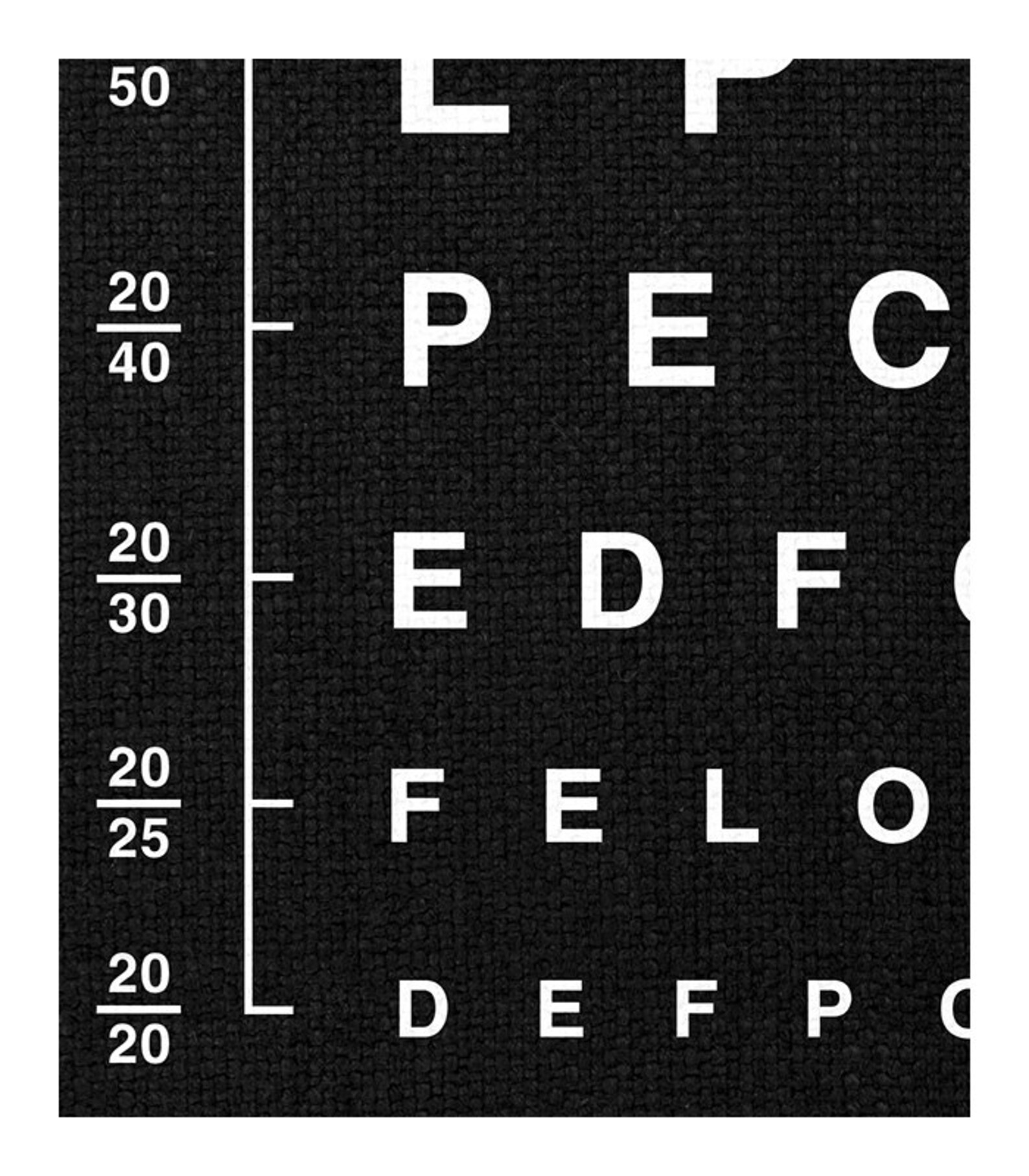 Eye Chart Print Modern Art Black and White Decor Eyechart - Etsy