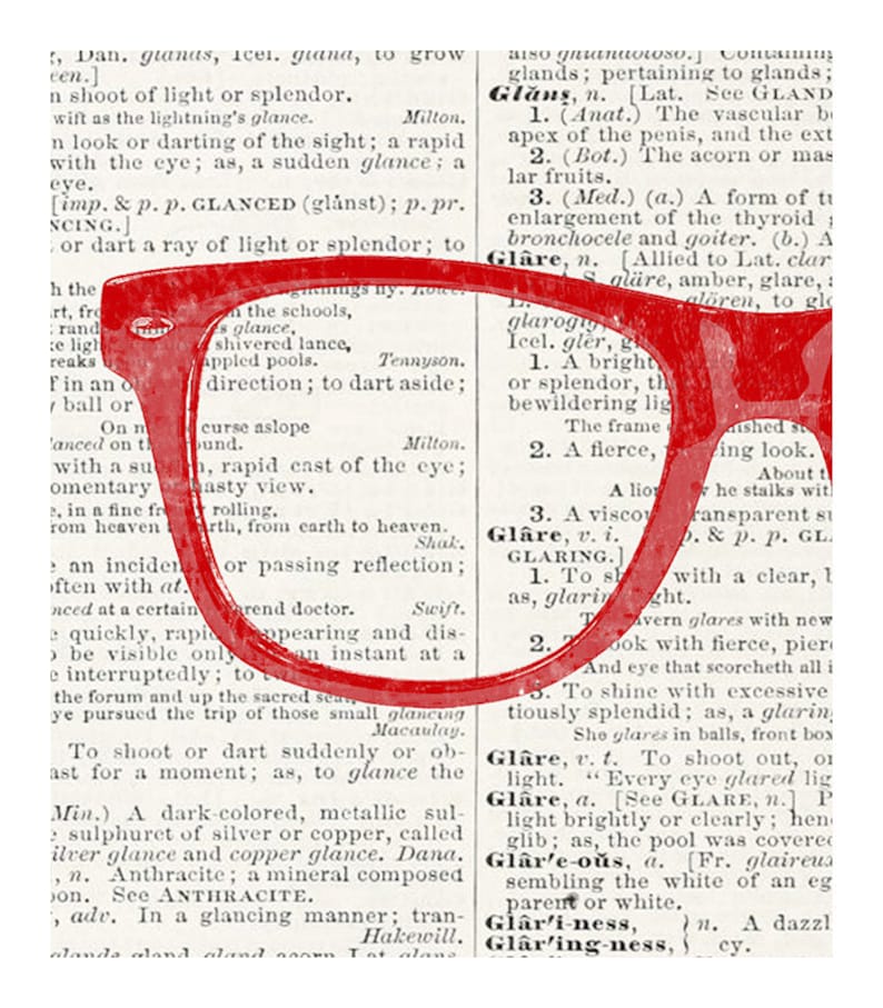 Dictionary Prints Set of Two Prints Large Art College Posters - Etsy