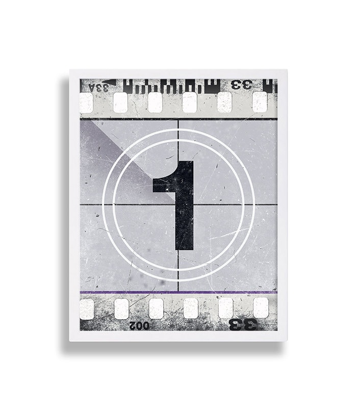 Three Movie Art Prints Black and White Movie Print Wall Art Numbers ...