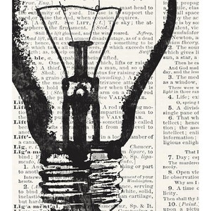 Dictionary Prints Set of Two Prints Large Art College Posters Hipster ...