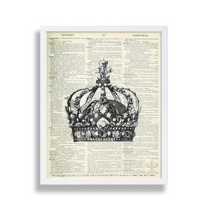 Four Dictionary Page Art Prints Vintage Decor Rustic Art Dictionary ...