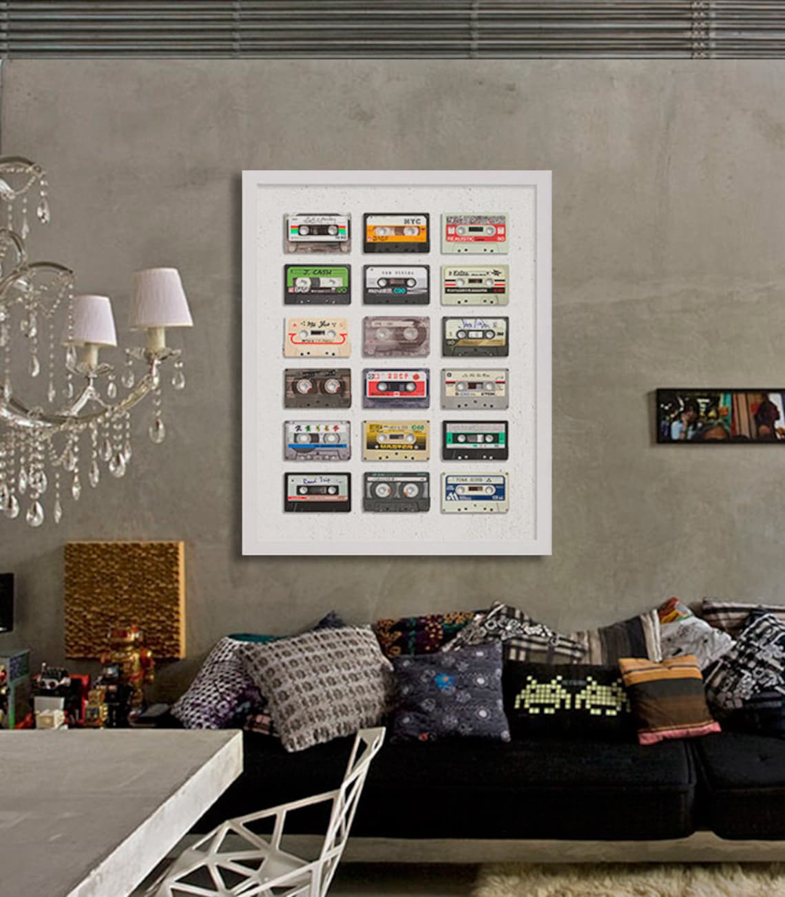 Tape Cassette Art Print Music Print College Poster Cheap Decor Modern ...