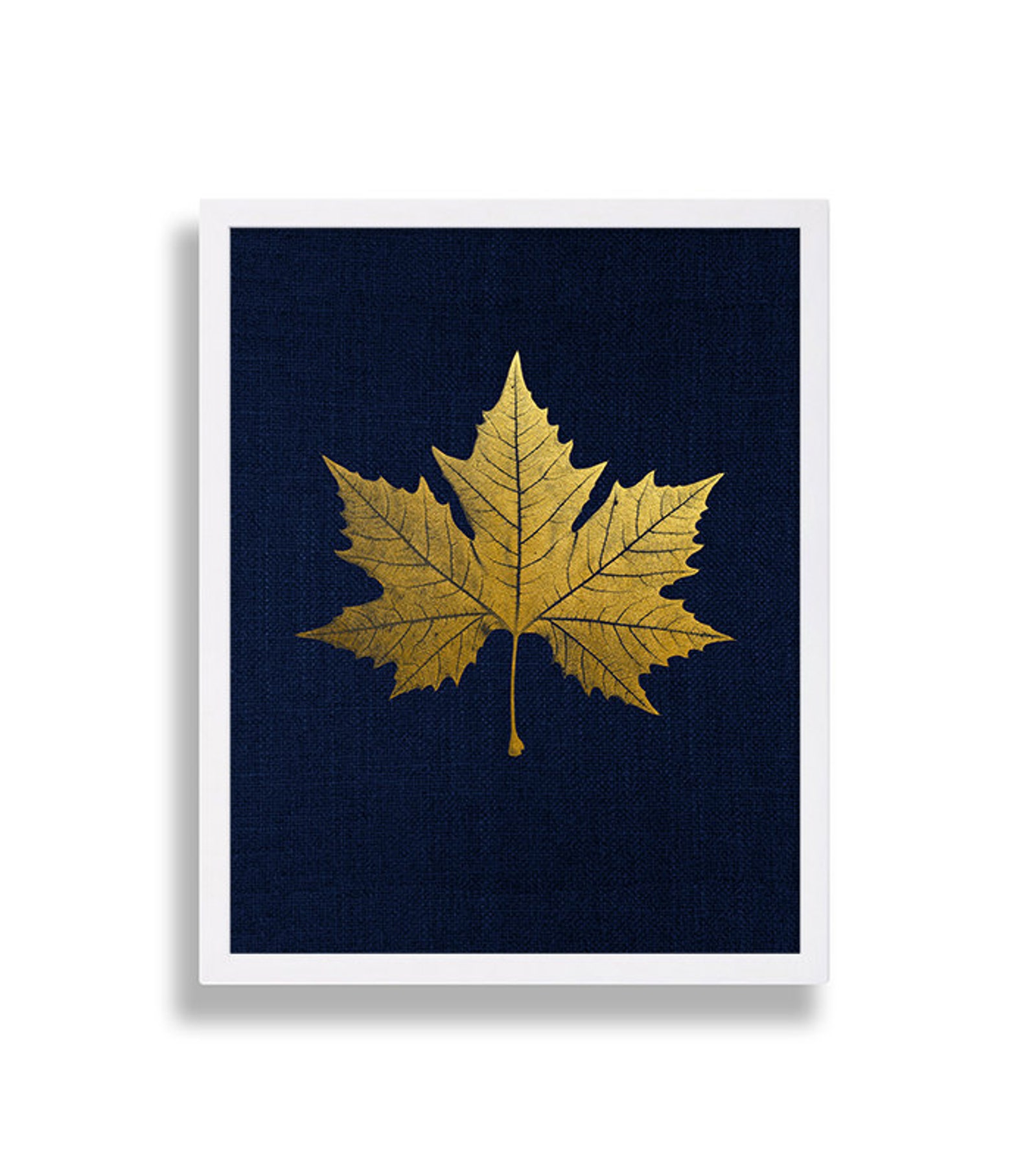 Gold Foil Prints Leaf Art Prints Elegant Decor Living Room Art - Etsy
