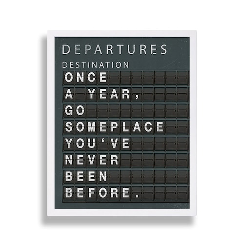 Travel Poster Departures Board Art Print Train Station Board - Etsy