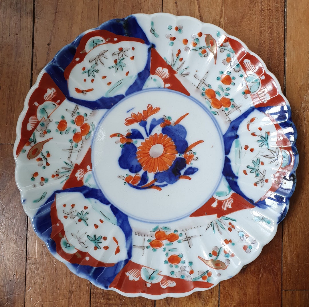 Japanese Arita Plate Marked Yamatoku From the Meiji Period - Etsy
