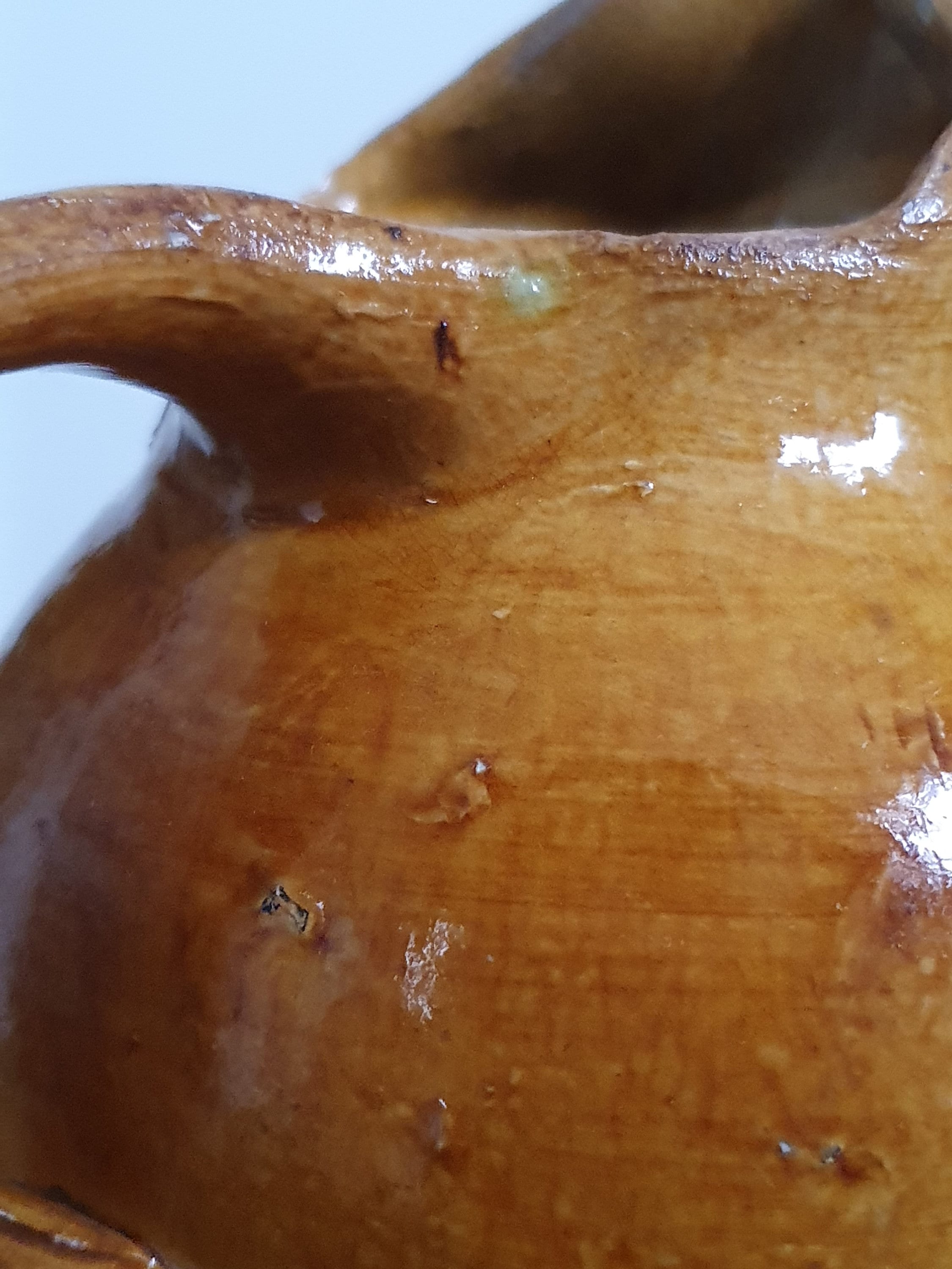 Antique French Country Jug With Mustard Yellow Glaze - Etsy