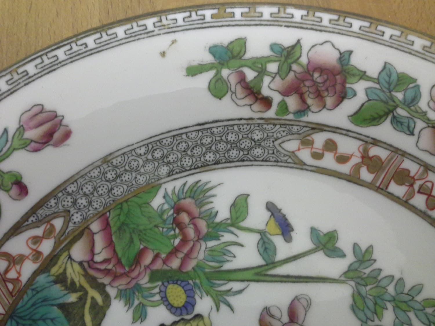 Indian Tree Pattern Plate (unmarked) - Etsy