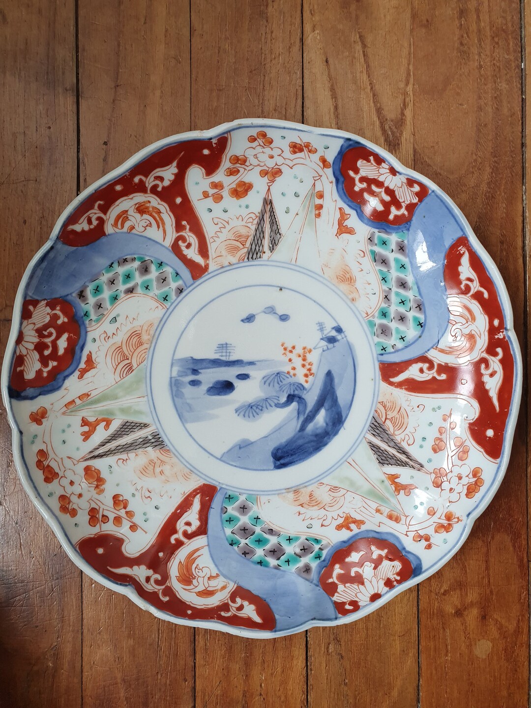 Japanese Late 19th C Arita Plate - Etsy
