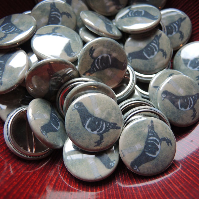 Pigeon Pin - Etsy