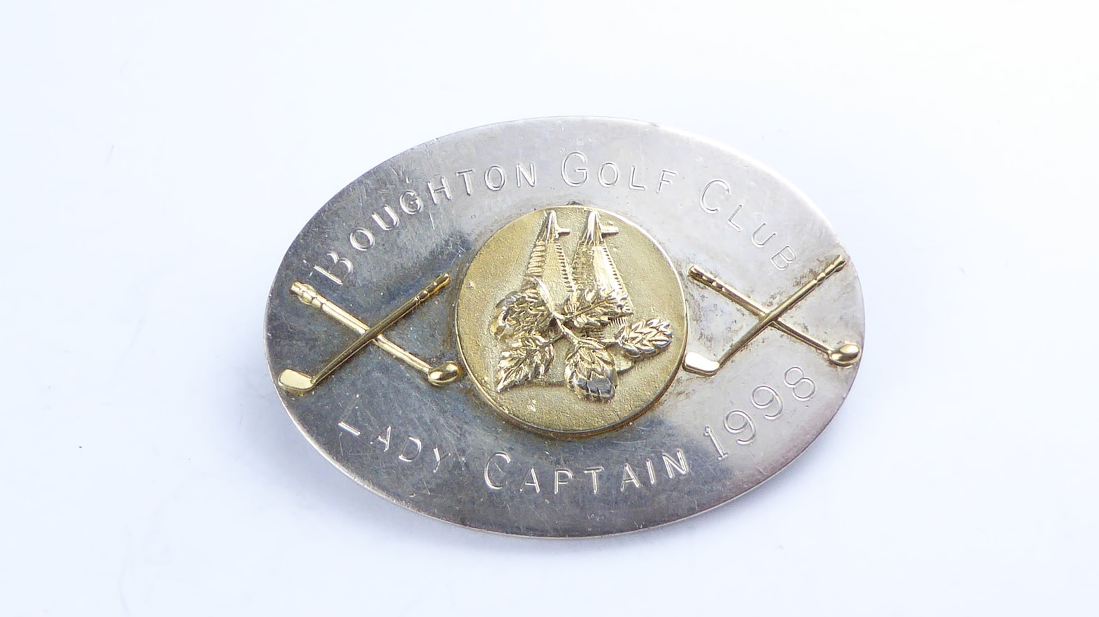 Vintage Silver lady captain badge Golfing interest Golf | Etsy