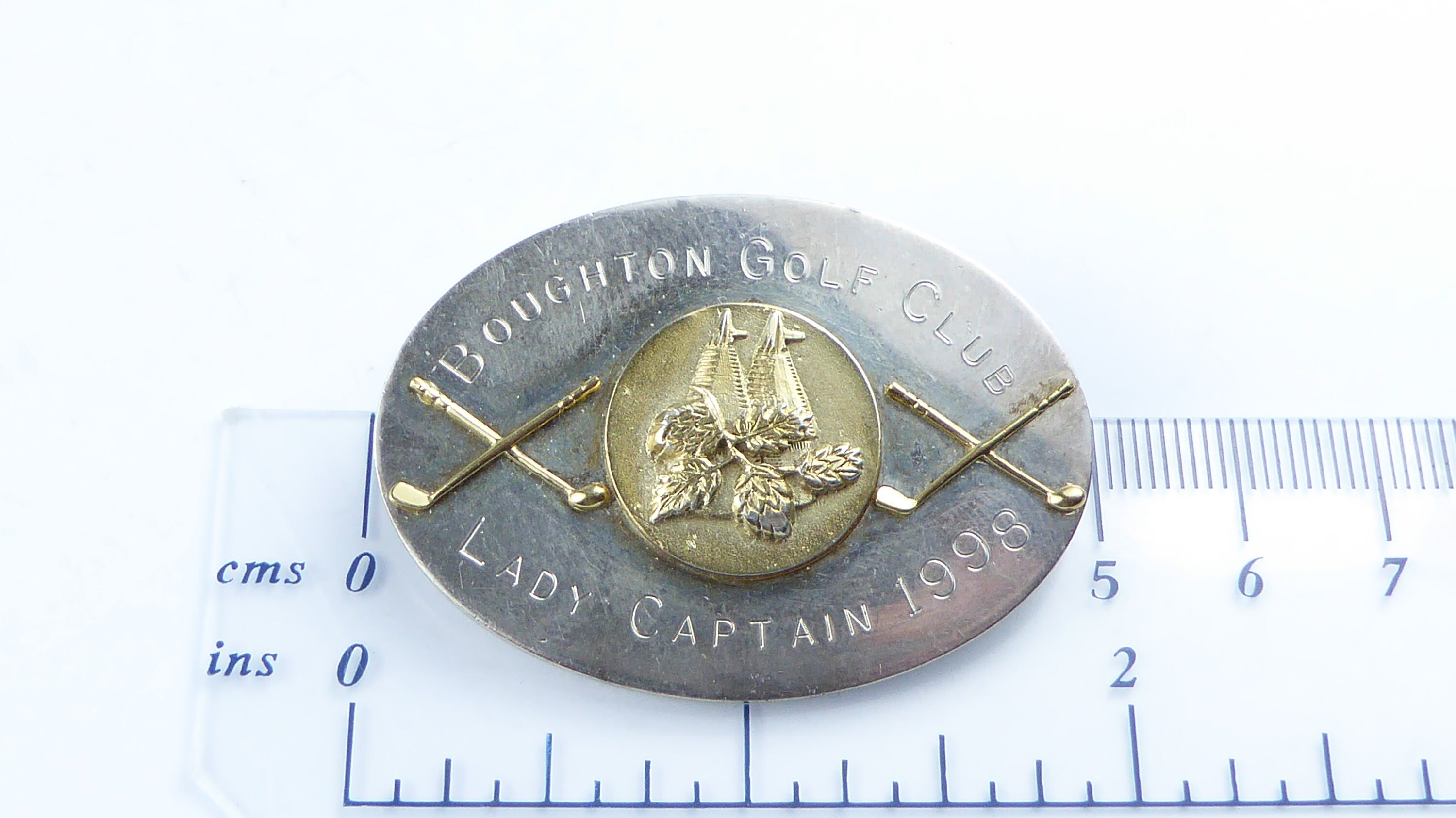Vintage Silver Lady Captain Badge Golfing Interest Golf - Etsy UK